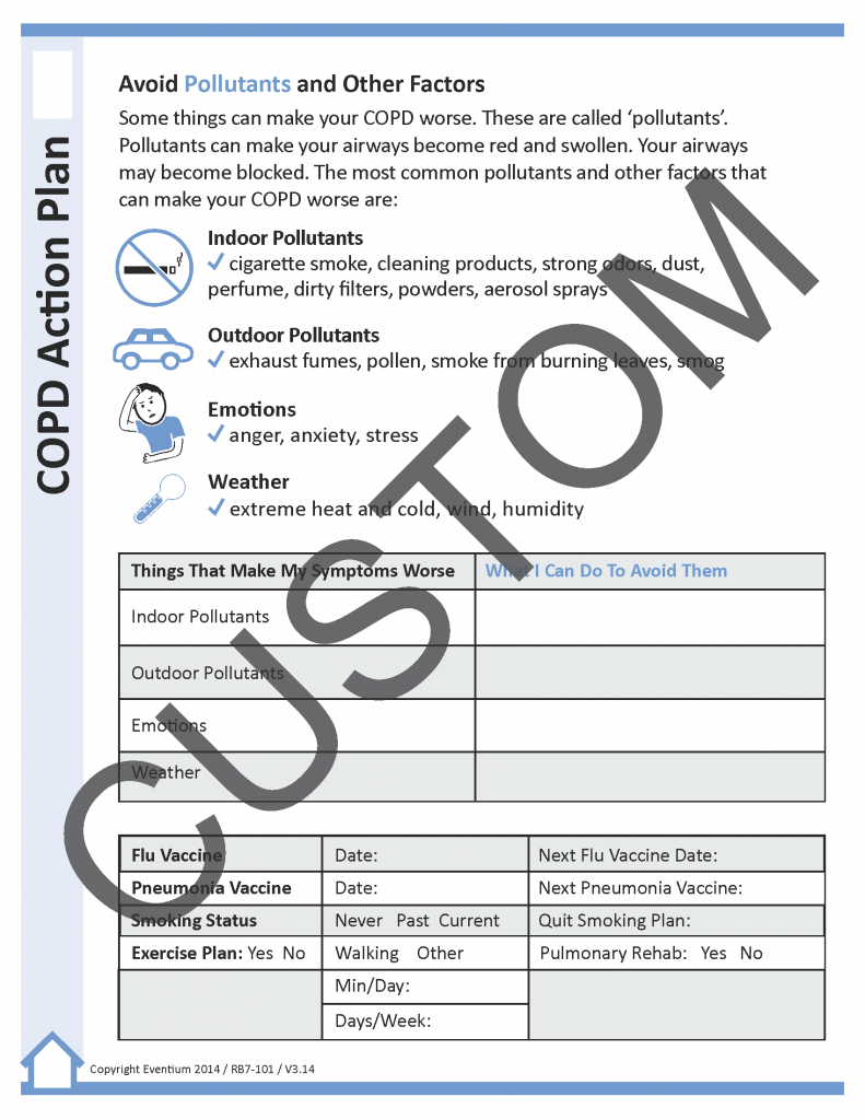COPD Action Plan Custom | Eventium
