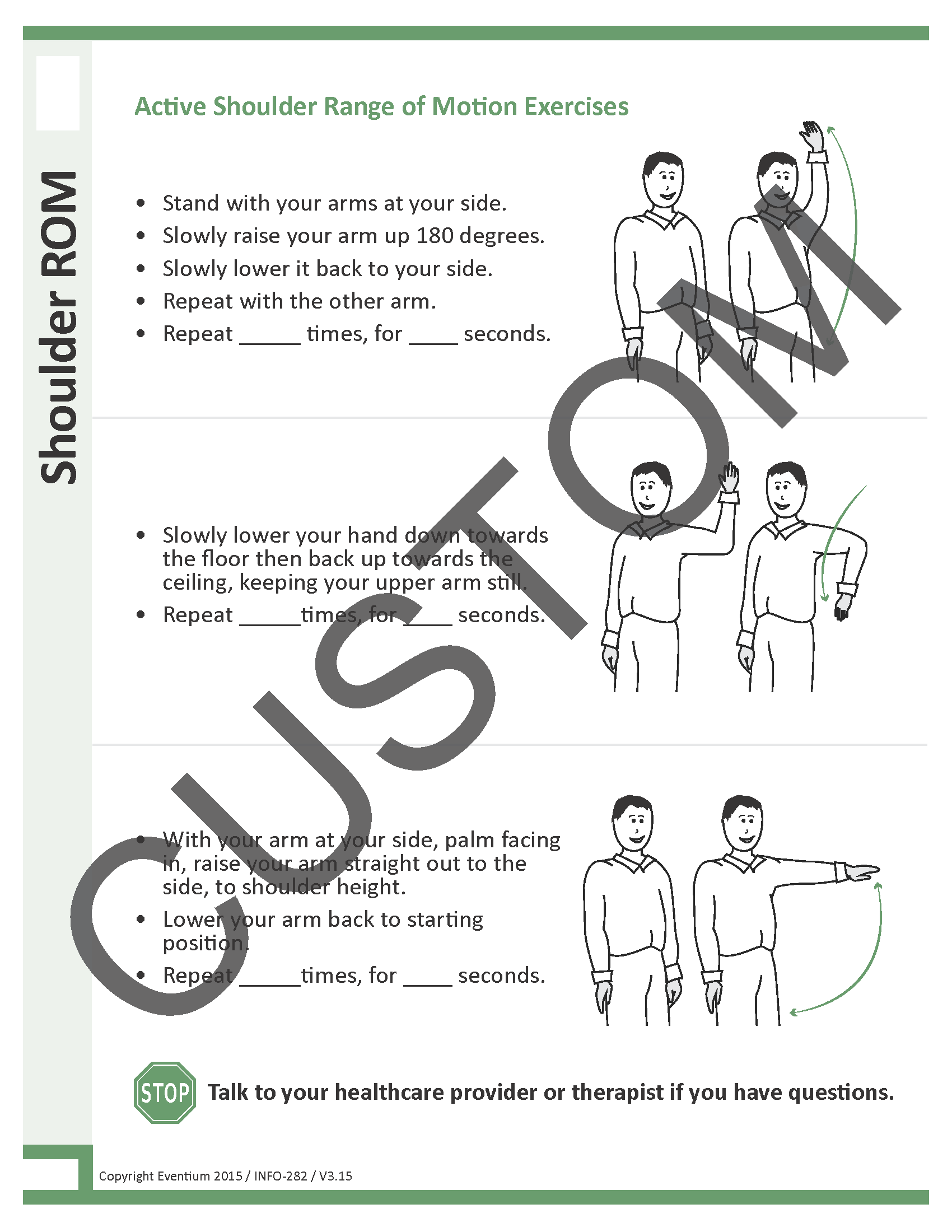 Active Shoulder ROM Exercises Custom Eventium