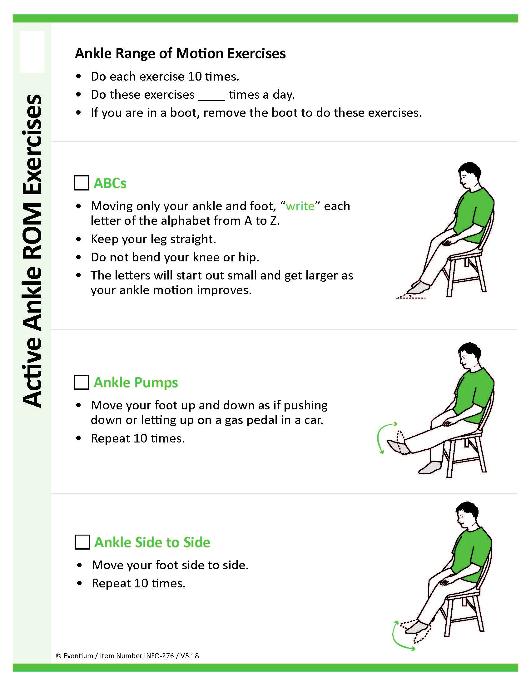 Active Ankle ROM Exercises Eventium