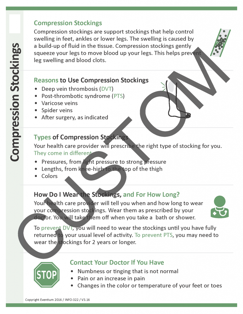 Compression Stockings Custom | Eventium
