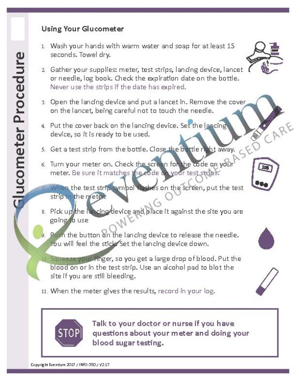 Glucometer Procedure | Eventium